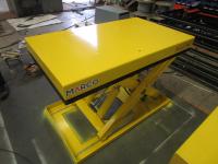 China 1000kg Marco Hydraulic Single Scissor Lift Table with Hoyer Motor and Bucher Pump Explosion-Proof Design for sale