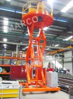 China High Lift Table with Turntable and 120s Lifting Time Hydraulic 10 Ton Scissor Lift Mechanism for sale