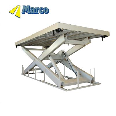 China Customized Hydraulic Scissor Lift Platform with Guide Wheels and Hydraulic Shot Bolts Lift Stroke 5000mm 5-100500-D2 for sale