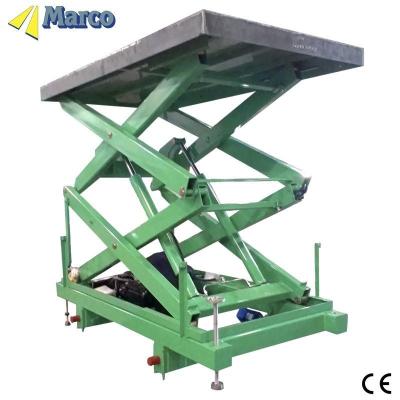 China 2.5-4 Ton Marco High Scissor Lift Table with CE Approved Stationary and Insulating Running Mode for sale