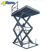 China Marco Goods M4-020285-2D/2H Hydraulic Scissor Lift Platform with 2850mm Lift Stroke Between Two Fixed Levels for sale