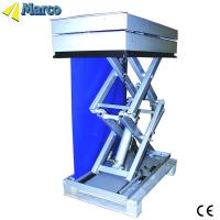 China CE Approved and Customizable Marco High Scissor Lift Table with Curtain CE Certification for sale
