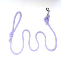 China Cotton Braided Slip Lead Dog Leash with Zinc Alloy Hook for sale