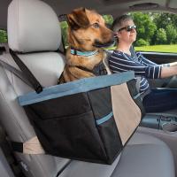 China Pet Travel Car Seat Carrier for Dog Cats with Clip on Leash and Storage for sale