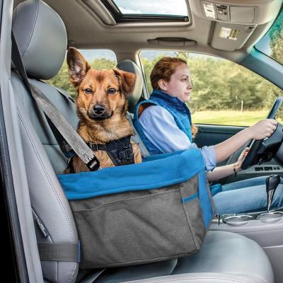 China Wholesale Portable Travel Pet Booster Bed Small Puppy Car Seat Covers for Dogs for sale