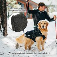 China Waterproof Dog Jacket, Soft Fleece Lined Dog Coat for Winter for sale