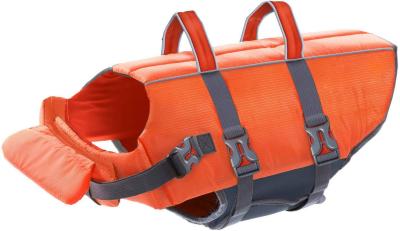 China Safe & Durable Dog Float Coat Life Jacket with One Rescue Handle for sale