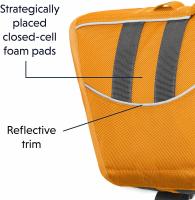 China Water-Compatible Outdoor Swimming Dog Lifejacket with Adjustable Neck Closure for sale