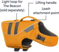 China Water-Compatible Outdoor Swimming Dog Lifejacket with Adjustable Neck Closure for sale