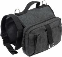 China High Density Cotton Canvas Dog Carrier Backpack 60lbs Multi-Functional Dog Backpack for sale