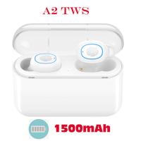 China Binaural Tws Headphone Waterproof Earbuds Headphones Tws Touch Control Wireless Bluetooth Earphones Mini Earbuds 2600mAh Charging Box Earpieces for sale