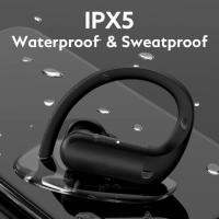 China T6 wireless Sport Bluetooth 5.0 Earphones Smart Touch and APP Customization Ipx5 Waterproof Headsets for sale
