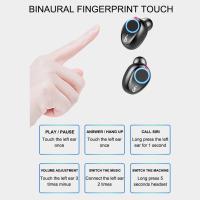 China New F9 LED Power Display Smart Touch Earbuds Tws Sound Speaker True Wireless Headset Headphone (with 2000mAh Power Charging Case) for sale