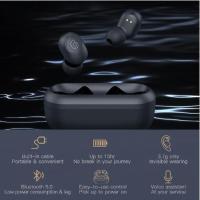 China 3D Stereo Bluetooth Earphones Automatic Pairing Mini Tws Wireless Earbuds (with Built-in Cable charging Case) for sale