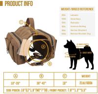China Ideal Outdoor Adventure Dog Pack Similar to Kurgo Dog Backpack for Tactical Dog&prime;s Breed for sale