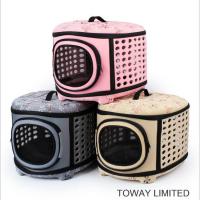 China Foldable Shoulder Dog Bags Plastic Eco-Friendly Pet Outdoor Carriers for sale