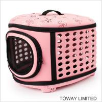 China Foldable Shoulder Dog Bags Plastic Eco-Friendly Pet Outdoor Carriers for sale