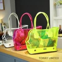 China Non-Toxic Transparent PVC Dog Carrier Outdoor Shoulder Pet Bag for sale