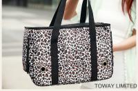China New Leopard Pet Outdoor Products Dog Carriers Shoulder Bags for sale
