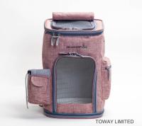China Nylon Mesh Outdoor Portable Dog Carriers Shoulder Pet Bags for sale