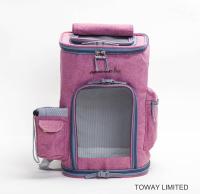 China Nylon Mesh Outdoor Portable Dog Carriers Shoulder Pet Bags for sale