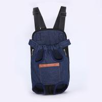 China Fashion Jeans Pet Carrier Pocket Mesh Outdoor Dog Front Bag for sale