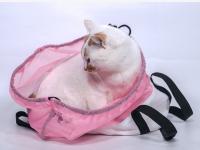 China Hot Summer Mesh Breathe Kitty Handbags Nylon Cat Outdoor Carrier for sale