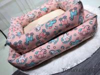 China Printing Cute Design Dog Beds Pup Cat Cool Sleeping Pads for sale