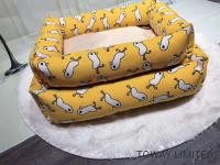 China Printing Cute Design Dog Beds Pup Cat Cool Sleeping Pads for sale