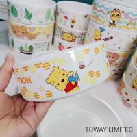 China Pet Porcelain Engaved Printing Cute Dog Bowls Pup Cat Feeder for sale