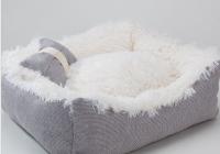 China Cute Design Fleece Bows Pet Pads Cushion Warm Dog Beds for sale