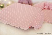 China Cute Pink Dots Princess Soft Pet Sofa Dog Cushion for sale