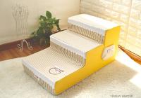 China Sailor Stripes Cute Lace Dog Play Stairs Pet Sponge Cushion for sale