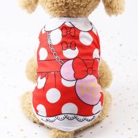 China Printing Dog T-Shirt Fashion Cute Patterns Tees Pet Clothes for sale