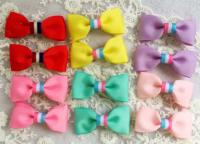 China Design Cute Dog Bows Bands Beauty Pet Hair Bowties Clips for sale