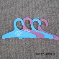 China Cute Wood Dog Clothes Hangers Pet Apparel Display Accessories for sale