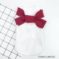 China Cute Bowtie Shirt Pet Clothes Dog Fashion Apparel for sale