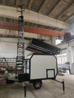 China Portable Telecommunications Tower With Shelter Hydraulic Tower 30m for sale