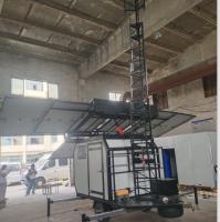 China Fast Deployment Trailer Tower With Shelter Cell On Wheels COW Telecom Tower for sale