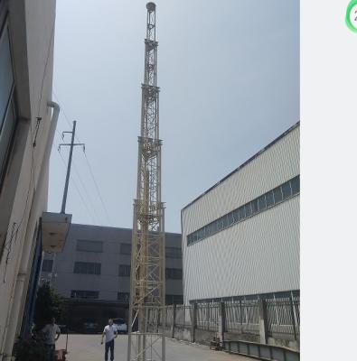 China Max Load 300kg 30m Portable Static Lattice Telescopic Antenna Tower for sale