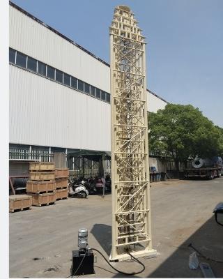 China Portable Static Lattice Telescopic Floodlight Tower Max Load 300kg 30m for sale