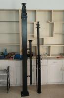 China push up antenna mast hand push pole telescoping pole 12m light weight 40ft for sale
