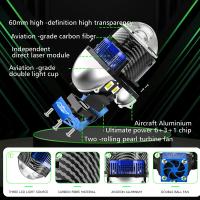 China A80 Lens LED Laser/Hi/Lo Beam 85W 8500 Lumens 3 inch Dual laser Projector for sale
