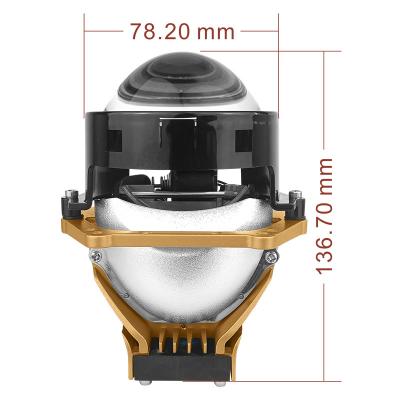 China NS-LPL-6068 3 Inch Bi-Led Projector Lens 60W/68W 120000 Cd for sale