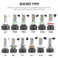 China U9-Plus 140W 14000LM 6000K 880/9004/9005/9006/9012/H1/H4/H7/H11/H13 LED Headlight Bulb for sale