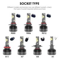 China A10 150W 16000lm 6500K 3570 CSP Chips  9005/9006/9012/H1/H4/H7/H11 LED Headlight Bulb for sale