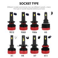 China Z4 90W 7000lm 6063 Aluminum 3570 CSP Chips 9005/9006/9012/H1/H3/H4/H7/H11 LED Headlight Bulb for sale