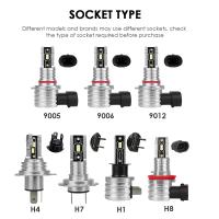 China NH 1/1 With Halogen Bulb 26W 4000LM 6000K 9005/9006/9012/H1/H4/H7/H8 LED Headlight Bulb Wholesale for sale