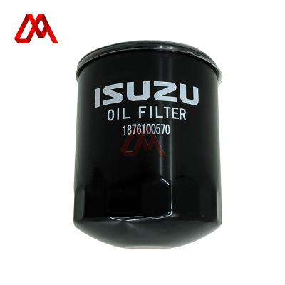 China High-Quality Oil Filter 1-87610057-0 1876100570 for ISUZU 6BG1 Diesel Engine Heavy Duty Truck Replacement for sale