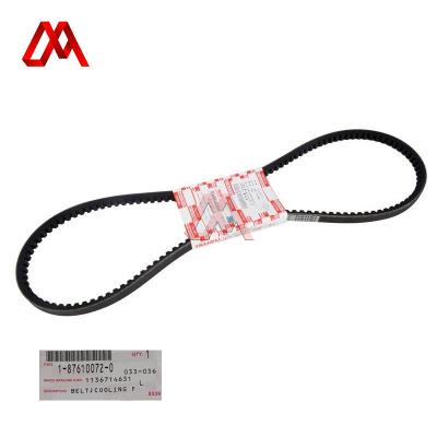 China IZUMI Vulcanized Rubber Cooling Fan Belt 1136714631 1-13671463-1 BVP 1876100720 1-87610072-0 Suitable for ISUZU 6WG1 Trucks for sale